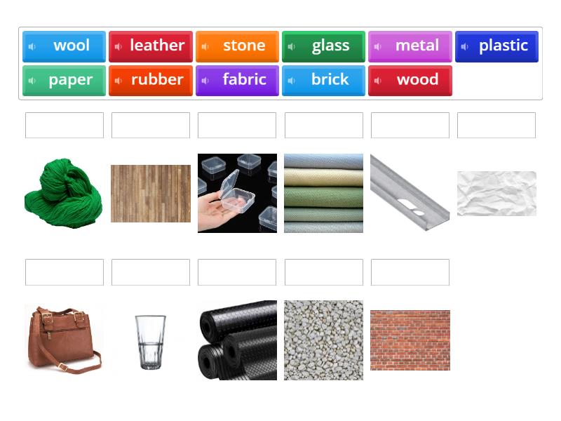 Materials - Match up