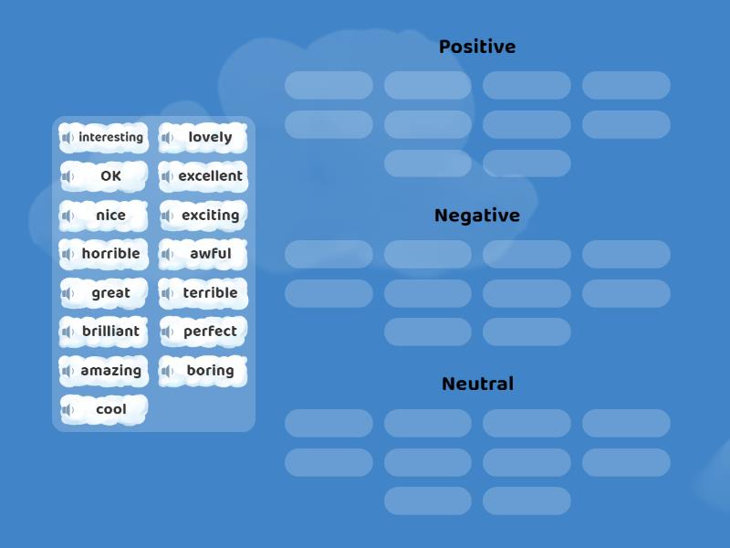 Adjectives_Roadmap_Unit 5B - Group sort