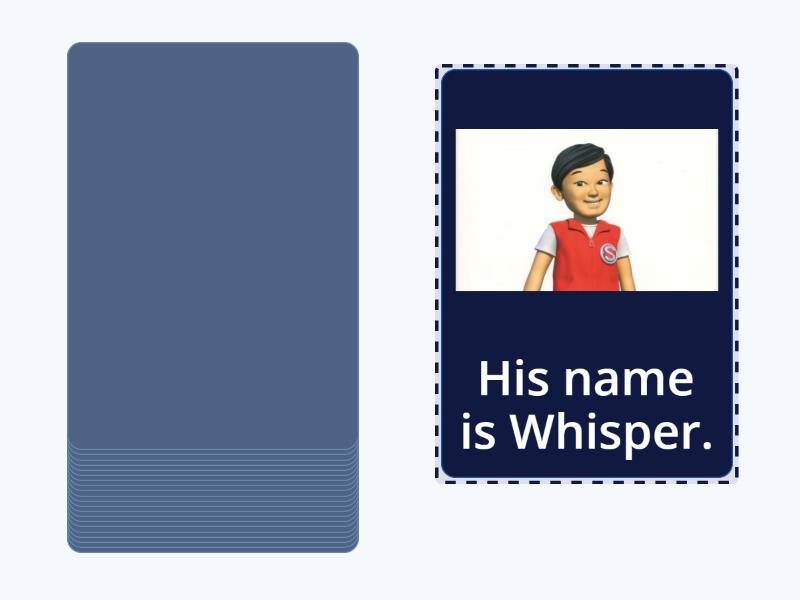 What's his / her name. His / Her name is... Cards - Speaking cards