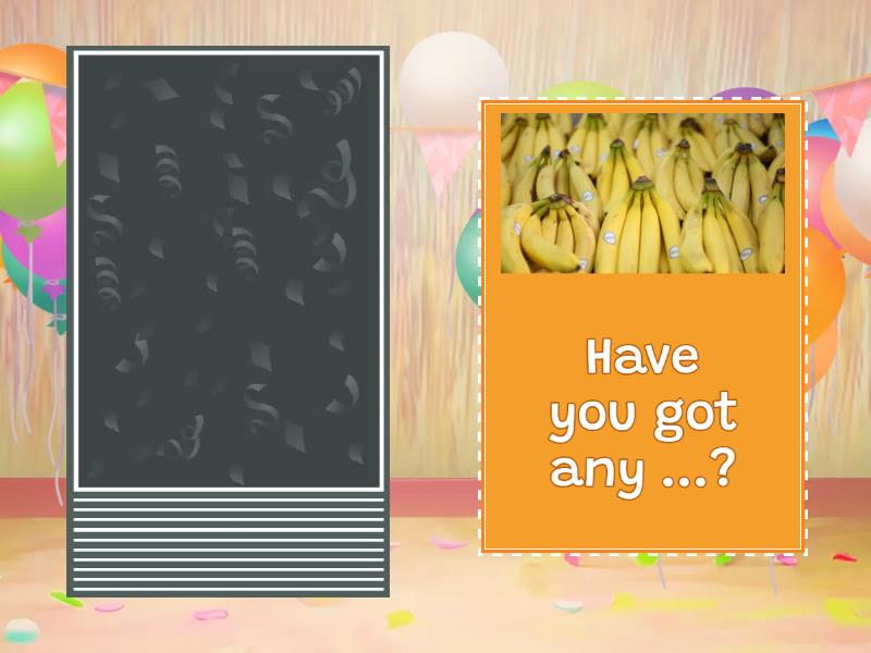 Have you got? - Speaking cards