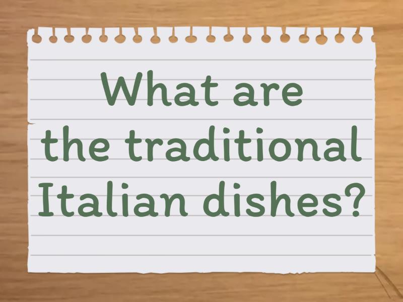 Games of Italy - Flash cards