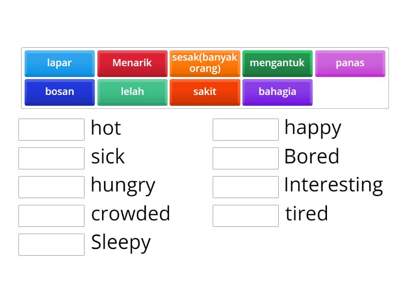 Elementary - Match up