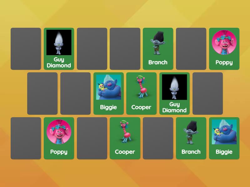 Trolls - Matching pairs