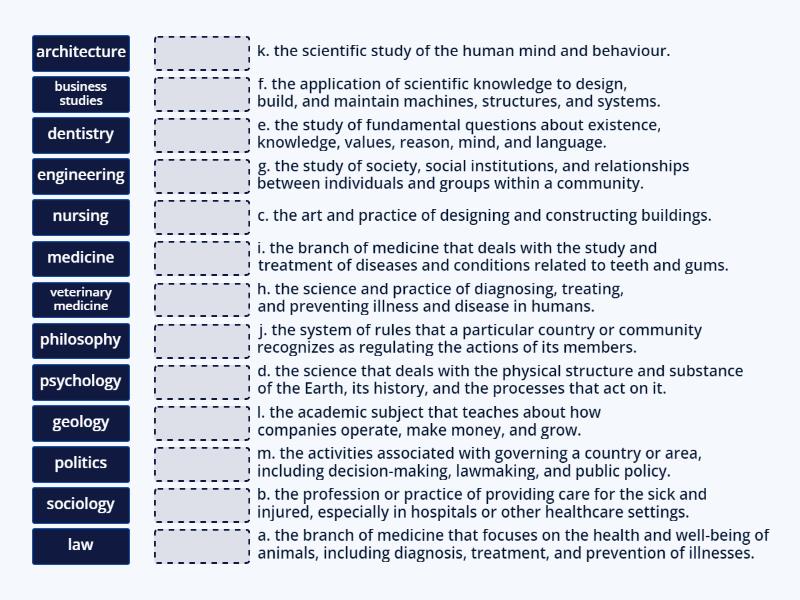 Gateway B2 2ed Unit 1 - Match up