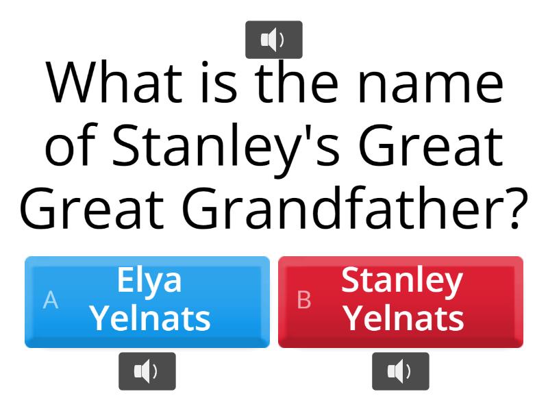 Holes Day 10 Comprehension - Quiz