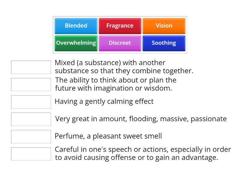 GR11ADV- UNIT 9 LESSON 5-6 - Match up