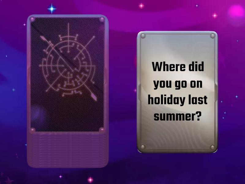 Past Simple / Present Perfect Speaking - Speaking cards