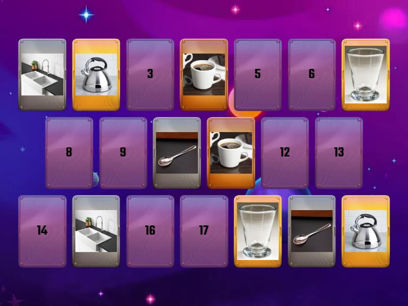 in the kitchen - Matching pairs