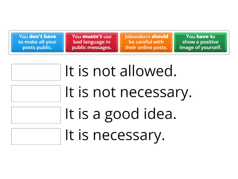 Our online image - Unit 7 - Lessons 5 - 6 - Sentence Matching - Match up