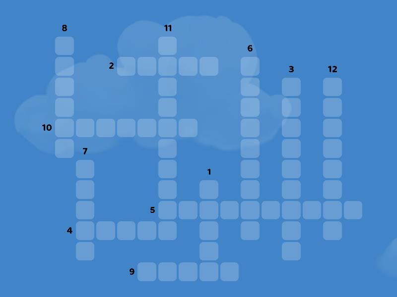 Ordinal numbers - Crossword