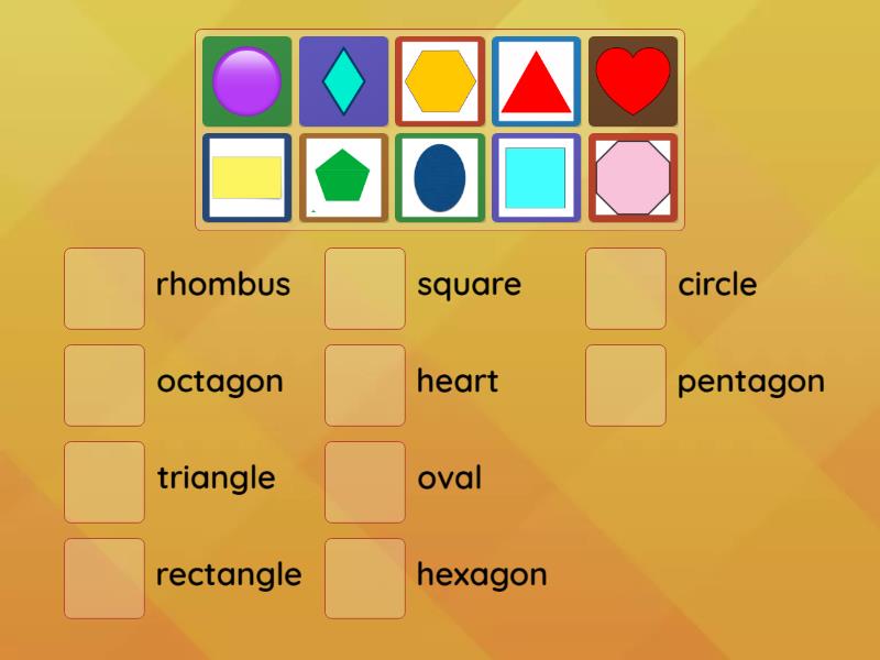 2-D Shapes - Match up