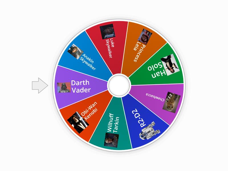 Star Wars - Vowels - Spin the wheel
