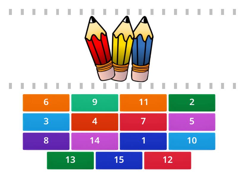 1-15 - Numbers - Find the match