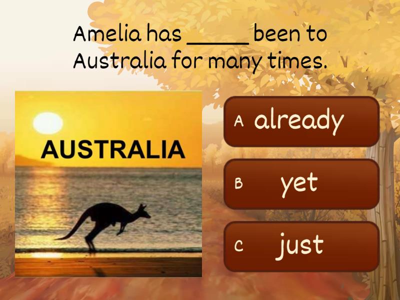 Grammar_ just yet already - Quiz