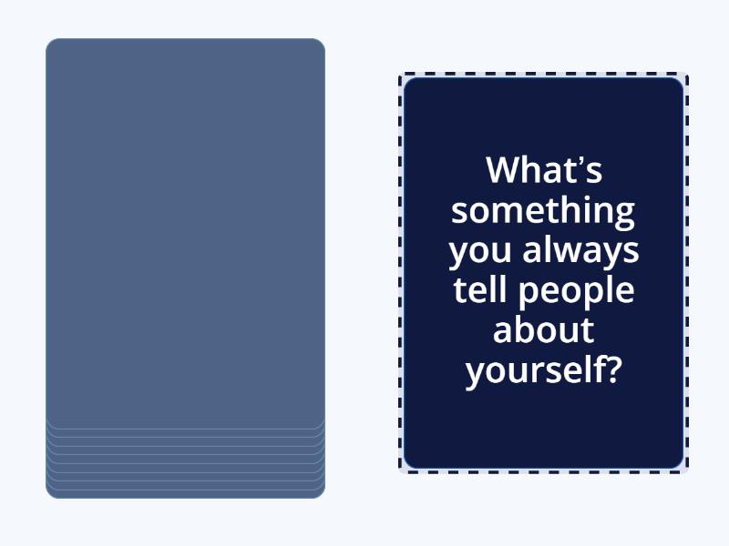 Reported speech questions - Speaking cards