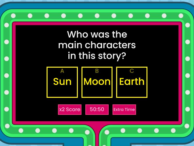 Total Solar Eclipse: A Stellar Friendship Story - Retell and Character Traits - Gameshow quiz
