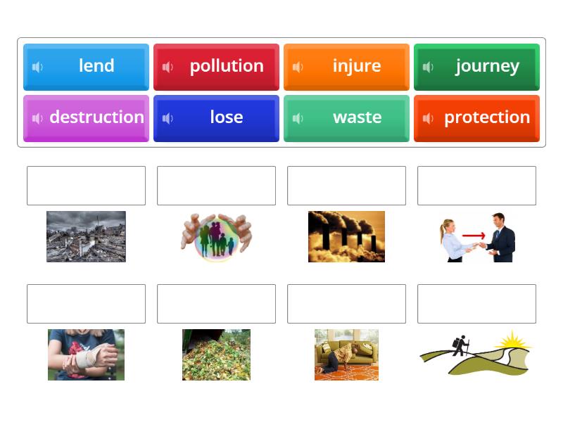 Roadmap B1 - 6C: Enviromental issues (Vocabulary Bank) - Match up