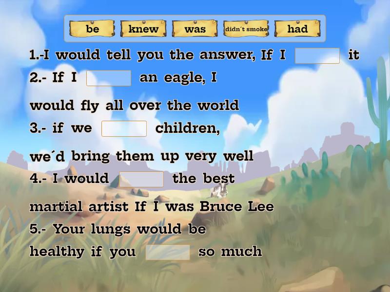 Second conditional - Palabra perdida