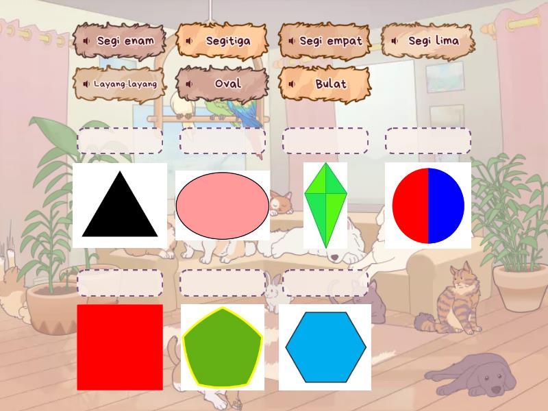 Jenis Bentuk Geometri - Match up