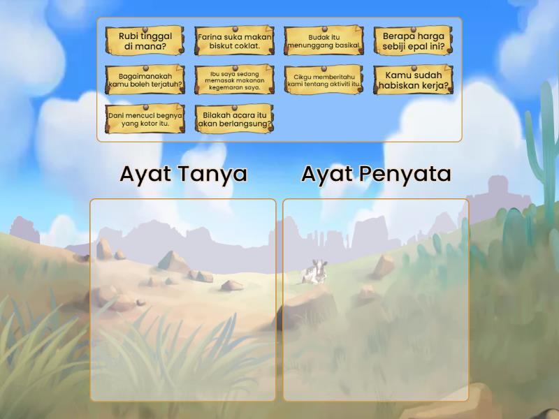 CEKAP 6A Unit 4 Pel 4 - Ayat Penyata & Ayat Tanya - Categorize