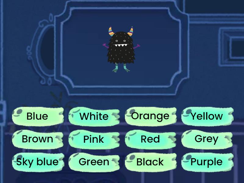 Monster Colors - Find the match