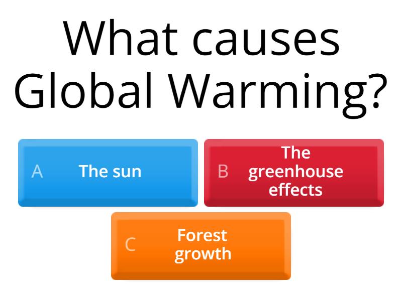Global warming - Quiz