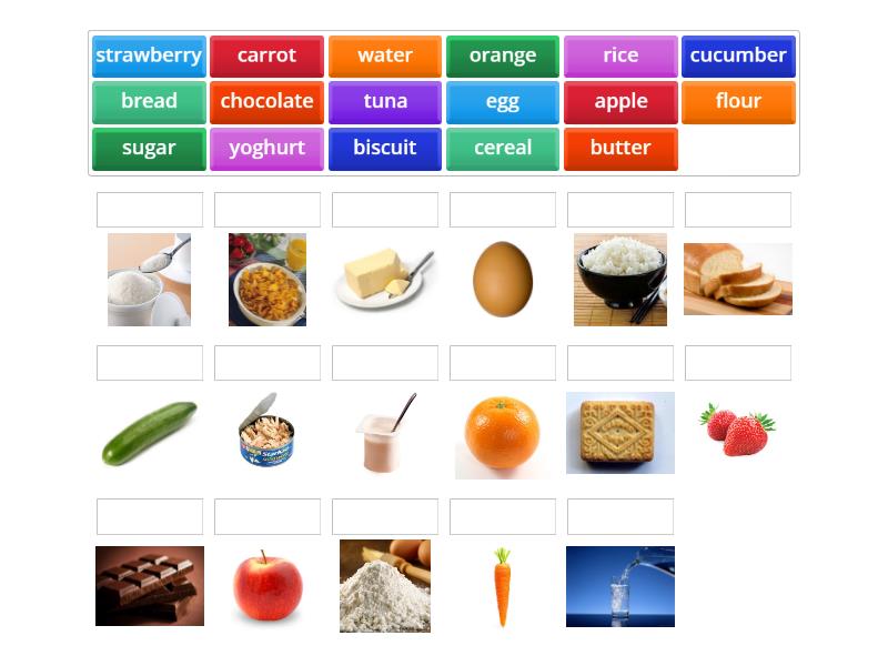 Food and drink - Match up