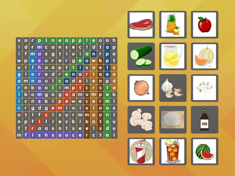 FF5_ Unit 3: Could you give a melon, please? (Tìm từ và click vào tranh ...