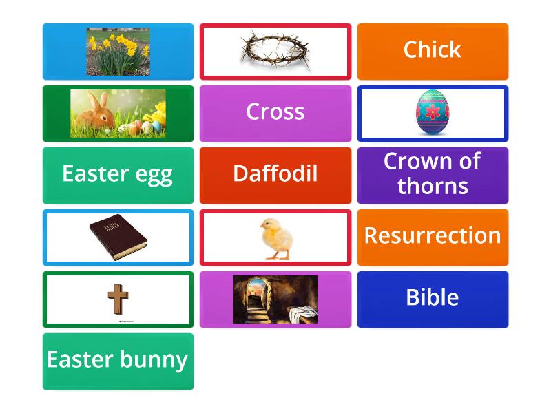 EASTER VOCABULARY - Flip tiles