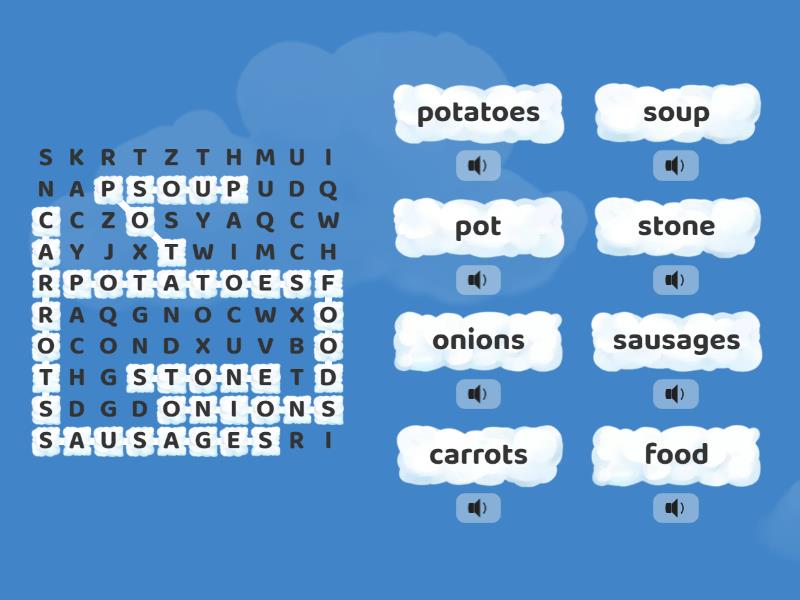 Oxford discover 1 - Unit 10 (Vocab) - Wordsearch