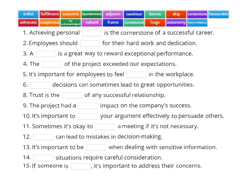 BR Upper Interm Module 1-2 - Complete the sentence