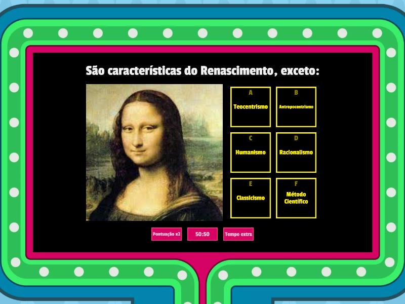 Renascimento revisão - Gameshow quiz