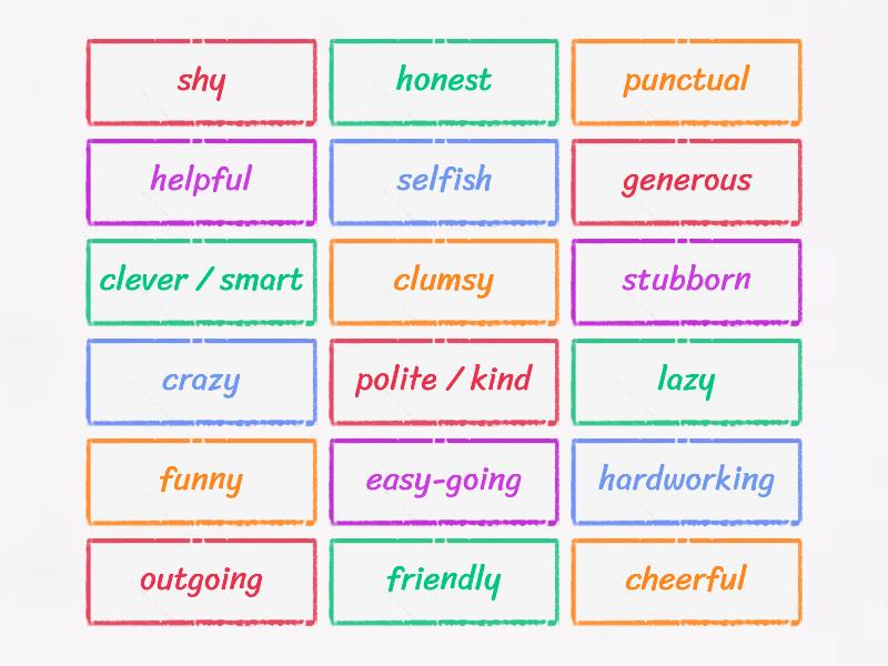 PERSONALITY - Flip tiles