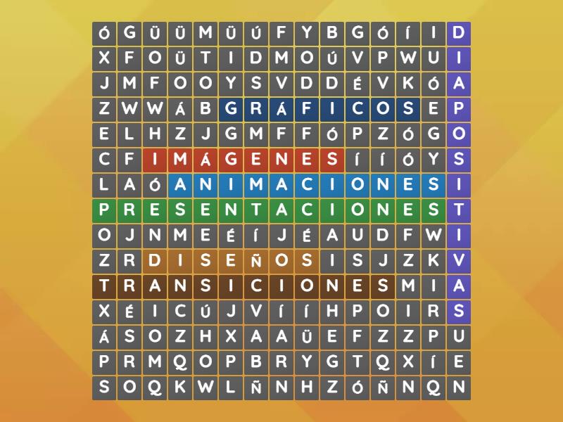 Power point - Wordsearch