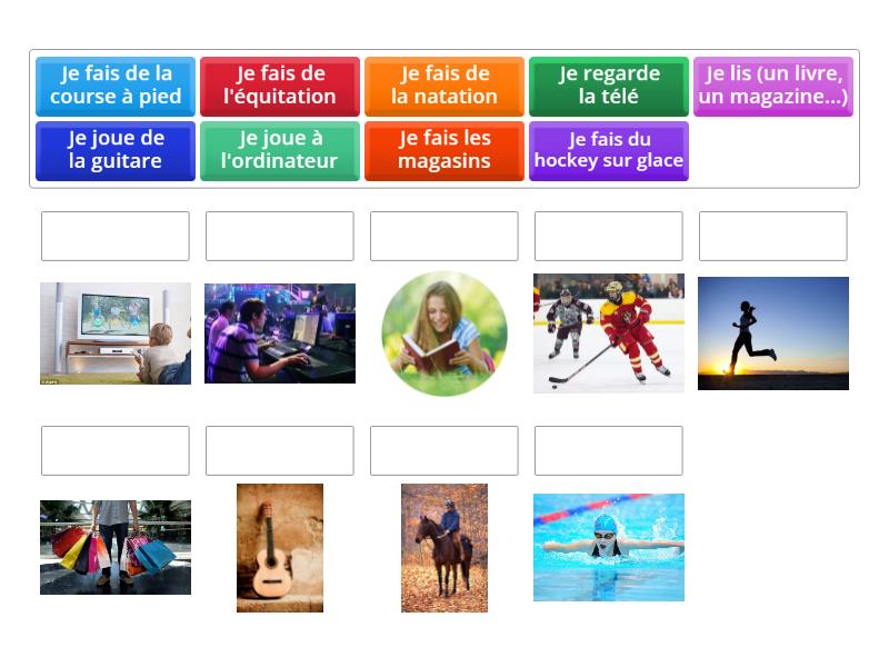 Les sports et les loisirs - Match up