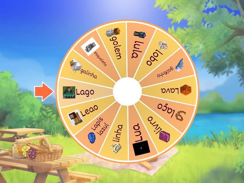 Cópia de Mobs minecraft - Spin the wheel