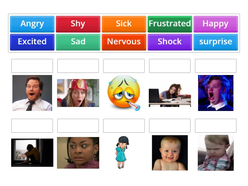 Feeling and Emotions - Match up