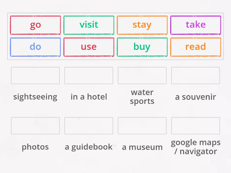 go getter 3 unit 3 - Match up