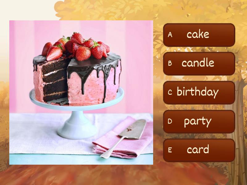 P1 Jake bakes a Monster Cake Vocabulary - Quiz