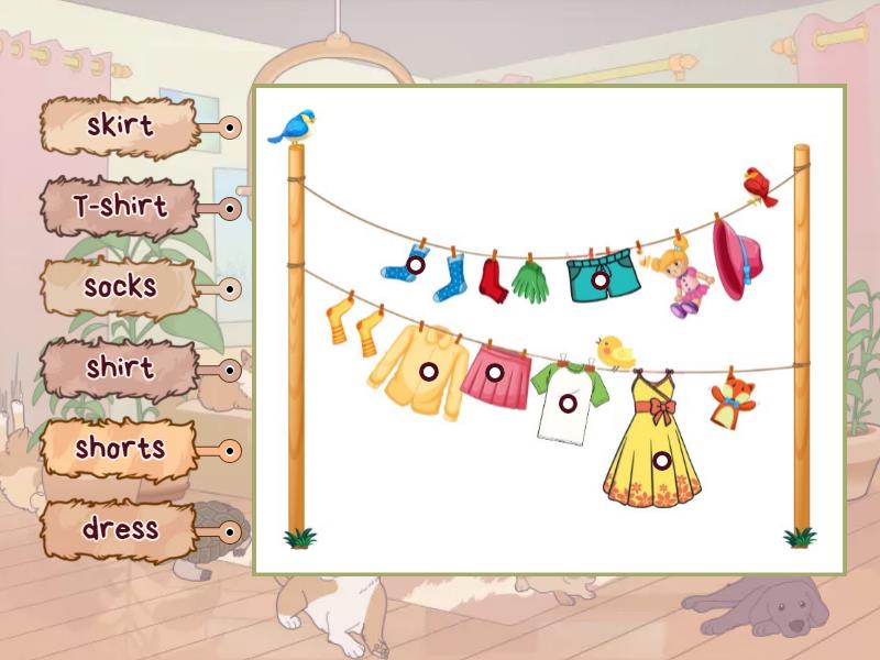 Clothes-words - Labelled diagram
