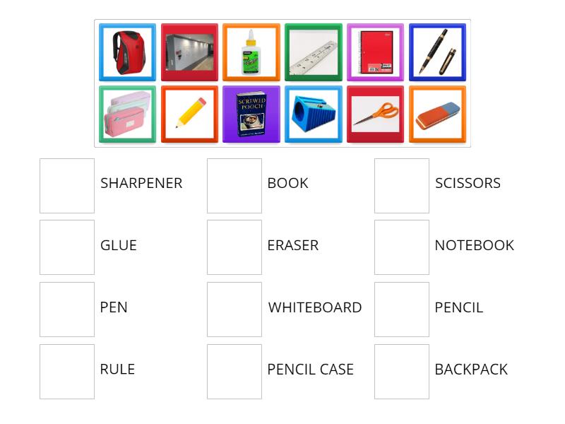 CLASSROOM OBJECTS - Match up