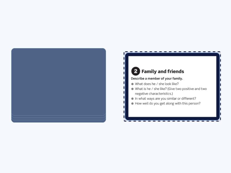 Communicative - review AEF 3A - Speaking cards