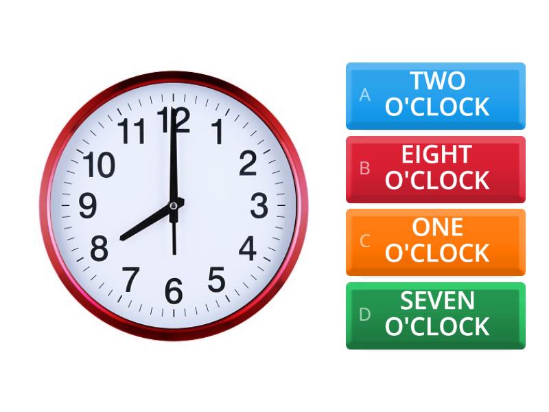 Time - O'clock - Quiz