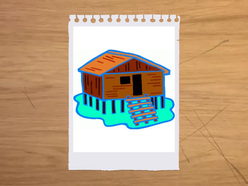 Power Up 1 Houses Around the World - Flash cards