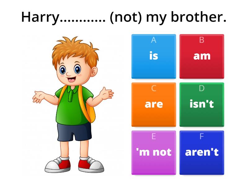 Pronoun verb agreement Present Simple Tense 3 Verb to be - Quiz