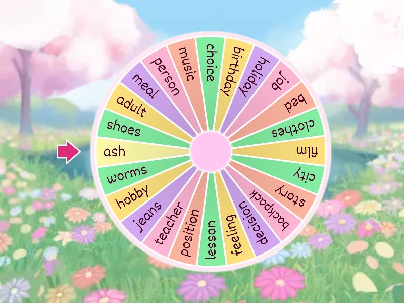 GE B1+ | Unit 1 | 1B DESCRIBING THINGS | Nouns - Spin the wheel