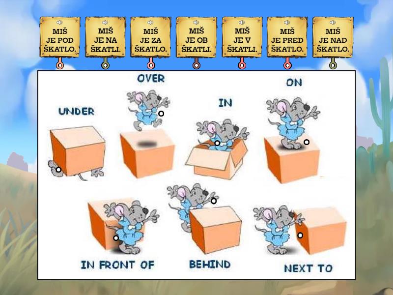 Lesson No 6: 5F - PREPOSITIONS - WHERE IS THE MOUSE - Diagrama con ...