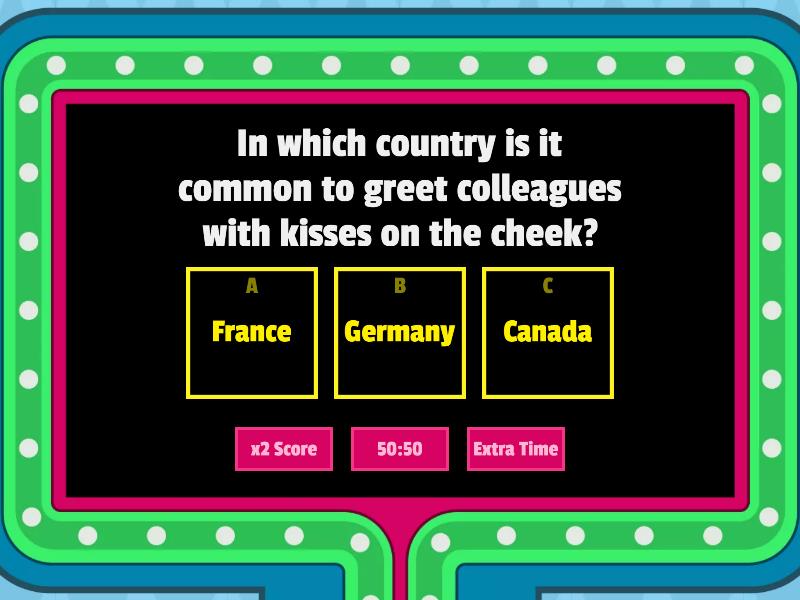 [Axcela B1] Lesson 8 - Global Work Culture Quiz - Gameshow quiz
