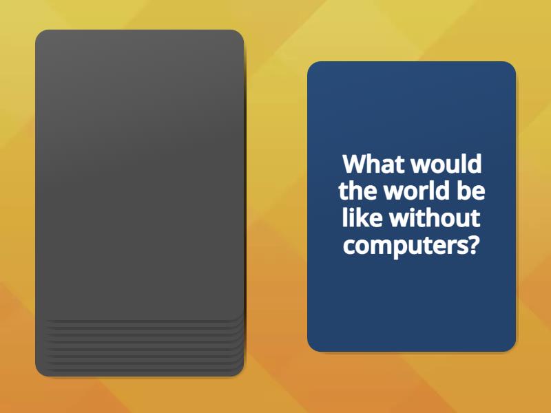 Internet Computers Technology Speaking Cards