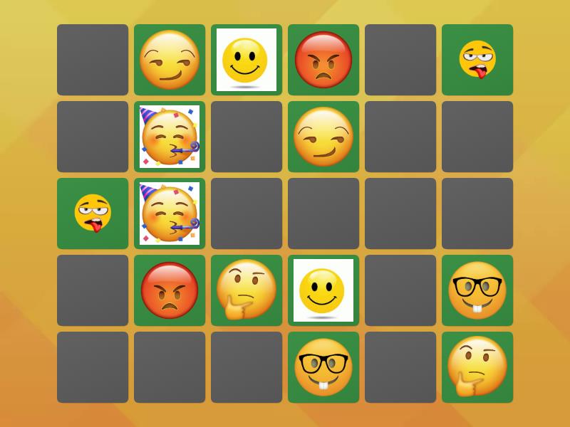 emoji match - Matching pairs